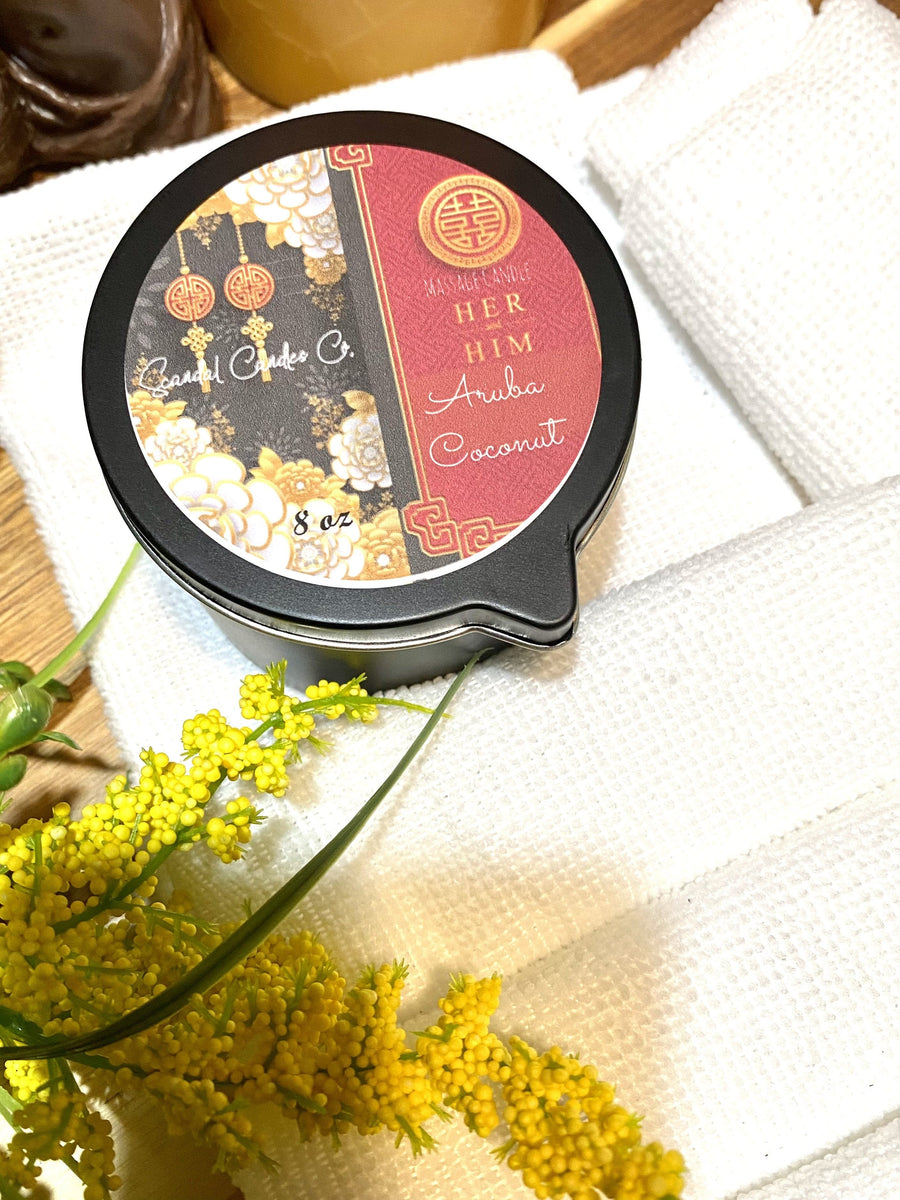 Scandal Massage Candle - Pouring Tin – Scandal Candles Co.
