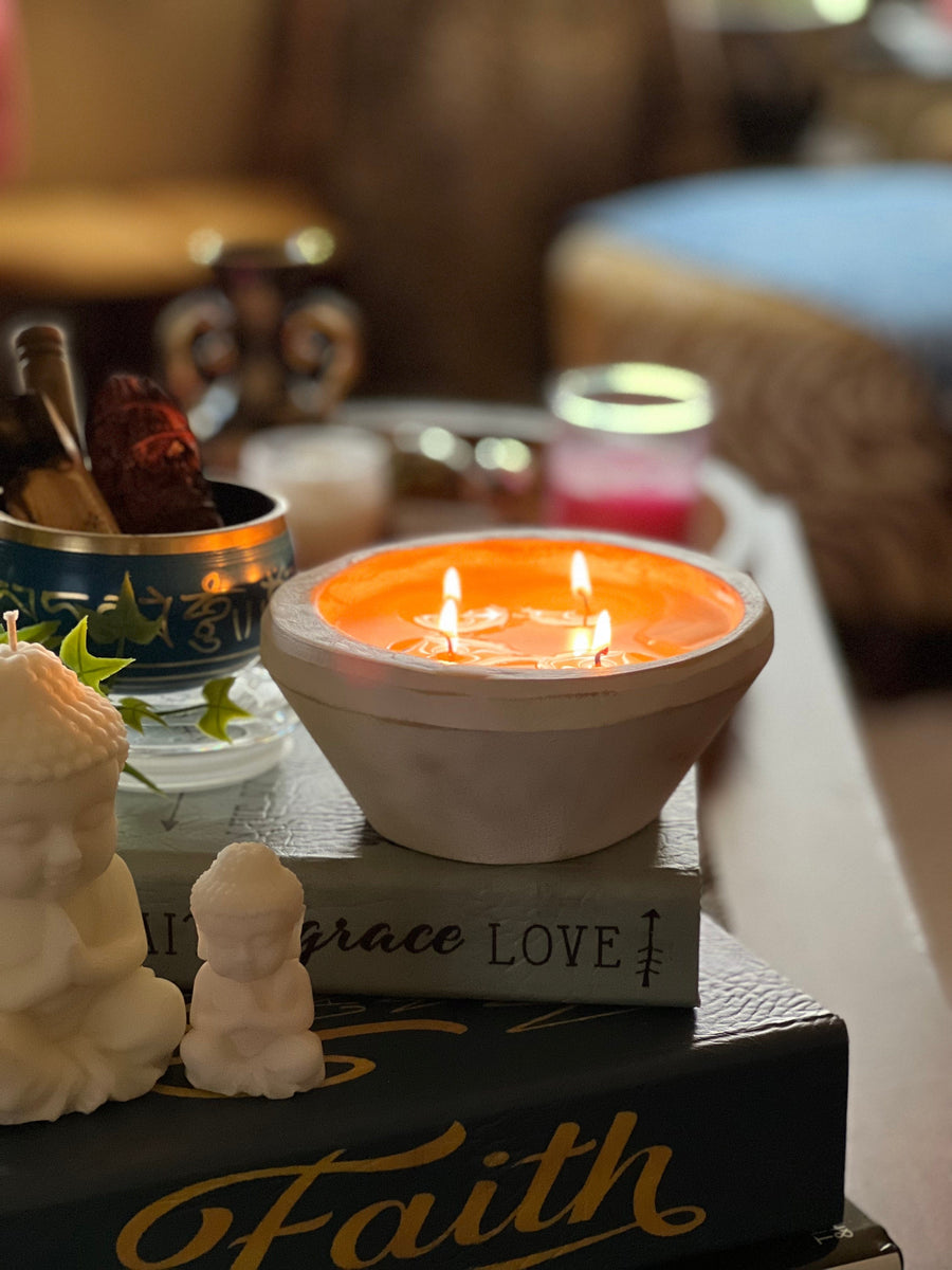 Wooden Bowl Candle – Scandal Candles Co.